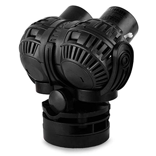 FREESEA Aquarium Circulation Pump Wave Maker Power Head with magnetic mount Suction (1600 GPH, Black)