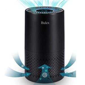 bulex air purifier (404ft²), air cleaner for home with h13 true hepa filter, remove 99.97% purification allergies dust smoke pollen, quiet sleep mode, 4-stage filtration for large room bedroom office