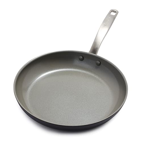 GreenPan Chatham Hard Anodized Healthy Ceramic Nonstick, 11" Frying Pan Skillet, PFAS-Free, Dishwasher Safe, Oven Safe, Gray