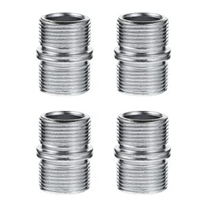 doitool 4pcs 25.4mm diameter connectors for thick wire shelve shelving unit double head shelf support nut replacement storage shelves part metal rack