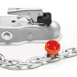 RIGHTLINE Gear Anti-Theft Trailer Hitch Lock with Coupler Ball, Trailer Ball Lock for Unhitched Trailers