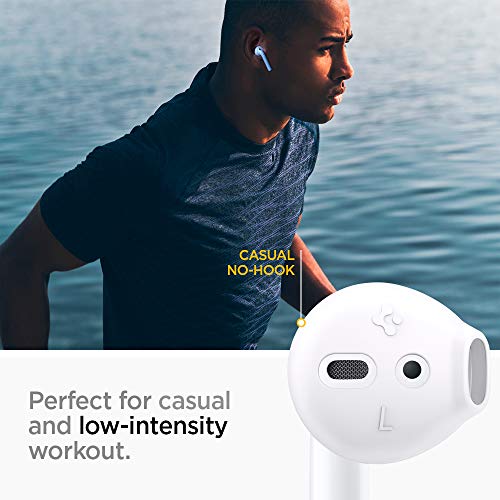 Spigen RA201 Designed for Airpods Earhooks, Compatible with Airpods 1 & 2 - White