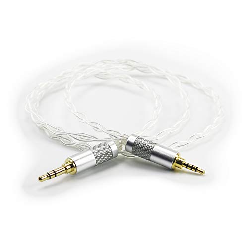 NewFantasia 2.5mm Trrs Balanced Male to 3.5mm 1/8" TRS Stereo Male Audio Cable Compatible with Astell&Kern AK240 AK380 onkyo AK320 DP-X1 FIIO and for Home Stereos, Car Stereos, Speaker