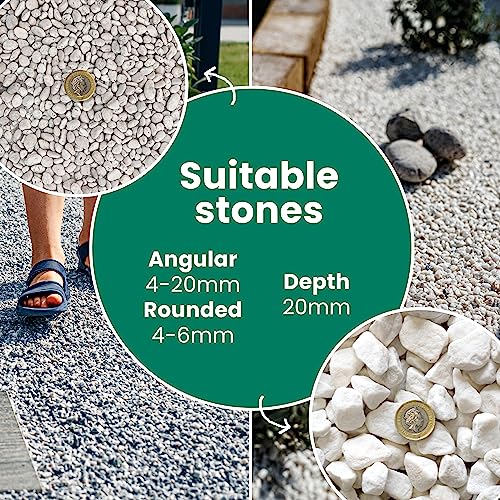 Vuba Easihold XL 1.3 Gallon Pack - Resin Binder for Gravel, Stones, Mulch & Bark - Non Toxic, High Strength, Permeable 5ltrs (169.07 us fl oz)