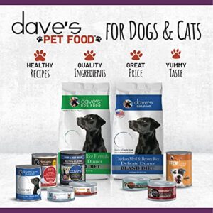 Dave's Pet Food Chicken and Rice Delicate Canned Dog Food, Restricted Bland Diet Wet Dog Food for Sensitive Stomachs, 13.2oz Cans, (Pack of 12) , Made in the USA