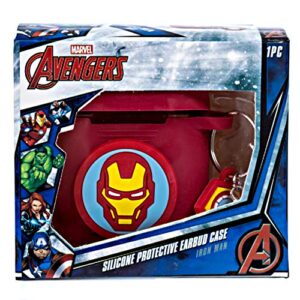 Marvel Iron Man AirPods Case Cover for Apple Airpods Compatible with Apple AirPods 1 & 2 Charging Case