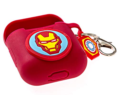 Marvel Iron Man AirPods Case Cover for Apple Airpods Compatible with Apple AirPods 1 & 2 Charging Case