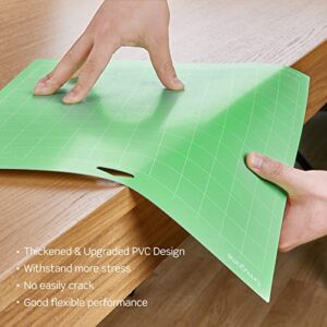 Funnygame Standard Grip Cutting Mat 12x12, Green Sticky Mat 3 Pack for Cricut Maker 3/Maker/Explore 3/Air 2/Air/One, Suit for HTV/Cardstock/Paper/Adhesive Vinyl and other Accessories