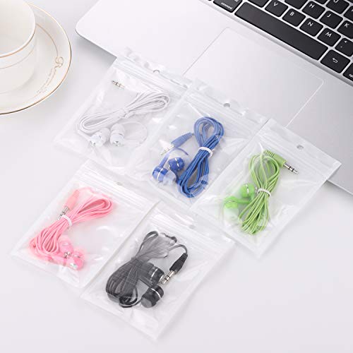 Wholesale Bulk Earbuds Headphones 100 Pack Multi Colored for School Classroom Students Kids Children Teen and Adult