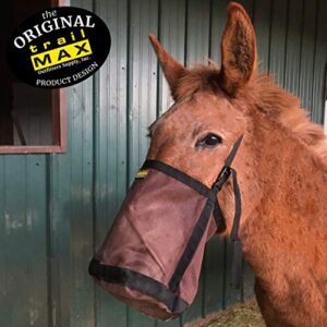 TrailMax Heavy Duty Mesh Feed Bag for Horses and Mules; Mesh Feeder for Horses; Mesh Horse Feed Bag; Reinforced Bottom & Stitching for Durability, No Exposed Edges