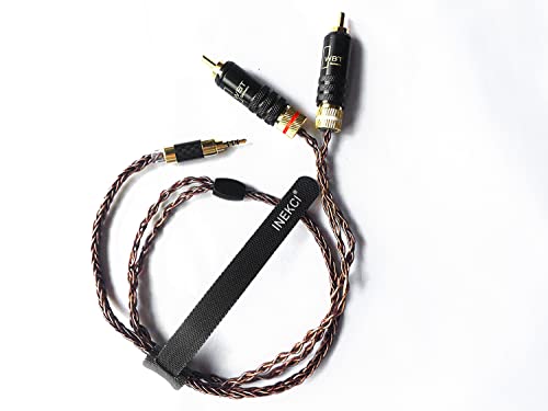 HiFi Cable with 2.5mm TRRS Balanced Male to 2RCA Male Hi-end for Astell&Kern AK100II, AK120II, AK240, AK380, AK320, DP-X1A, FIIO X5III, XDP-300R, iBasso DX200, KANN Pcocc Silver Plated Cable