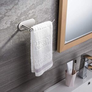 SUNTECH Hand Towel Holder/Towel Ring - Self Adhesive Towel Bar for Kitchen and Bathroom No Drilling