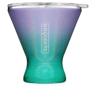 margtini 10oz martini / margarita tumbler | glitter mermaid