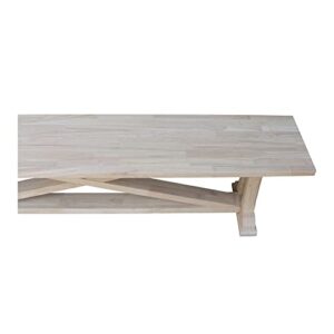 IC International Concepts Alexa, Unfinished Bench