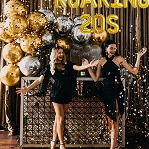 JeVenis Roaring 20s Balloons Great Gatsby Birthday Decor 20th Birthday Party Balloons 20 Anniversary Decorations Roaring 20s Flapper Party Roaring Twenties Birthday Balloon