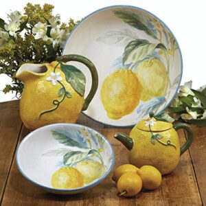 Certified International Citron 12.5" Square Platter,