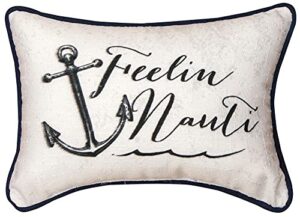 manual feelin' nauti word pillow