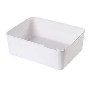 Cabilock Bra Storage Box with Lid Plastic Underwear Drawer Closet Organizer Bra Dividers Storage Boxes for Bedroom Dormitory