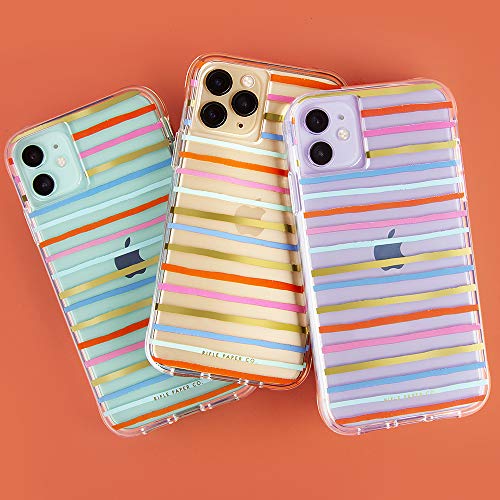 RIFLE PAPER CO. iPhone 11 Pro Max Case - Gold Foil Accents - 6.5 - Happy Stripes