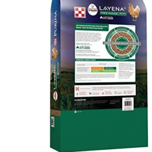 Purina Layena+ | Nutritionally Complete Free Range Layer Hen Feed | 40 Pound (40 lb) Bag