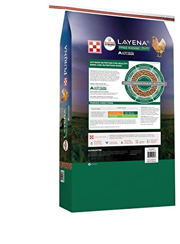 Purina Layena+ | Nutritionally Complete Free Range Layer Hen Feed | 40 Pound (40 lb) Bag