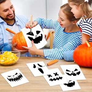 D-FantiX Halloween Pumpkin Carving Kit, 13 Pieces Professional Stainless Steel Pumpkin Carving Tools Kit with Stencils and Carrying Case - Carve Sculpt Jack-O-Lanterns Halloween Decorations DIY