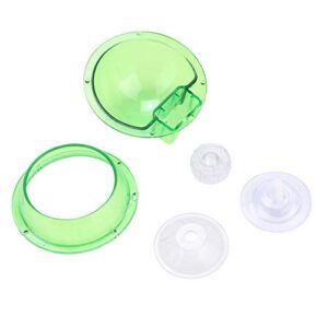 Reptile Feeder, Anti Escape Feeder Cups Transparent Worm Live Fodder Container for Lizard Gecko