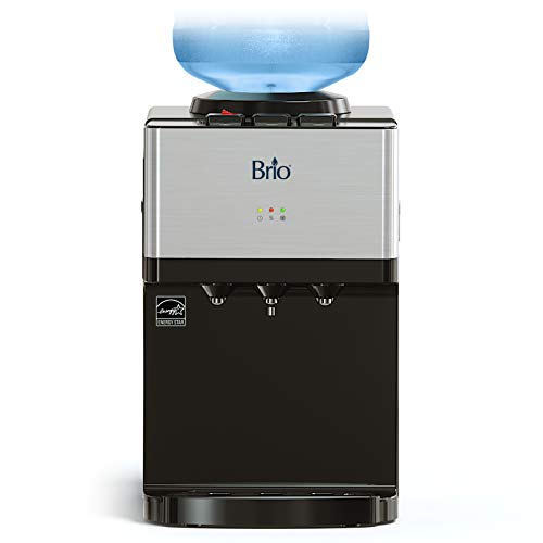 Brio Limited Edition Top Loading Countertop Water Cooler Dispenser with Hot Cold and Room Temperature Water