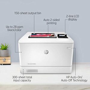 HP Color Laserjet Pro M454dn Printer (W1Y44A) (Renewed)