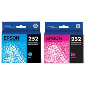 epson t252220 durabrite ultra cyan standard capacity -cartridge -ink & t252320 durabrite ultra magenta standard capacity -cartridge -ink