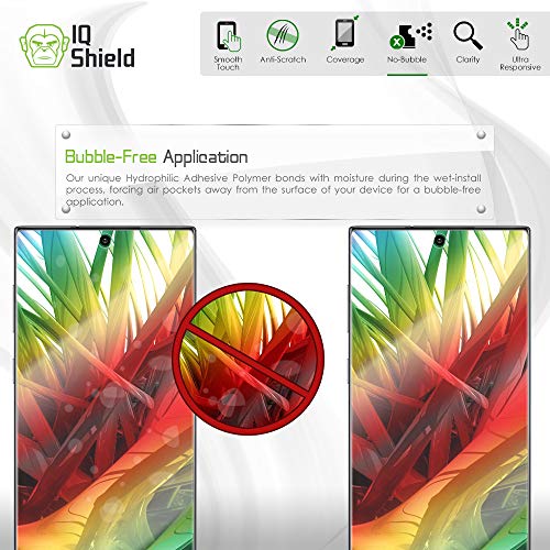 IQShield Screen Protector Compatible with Samsung Galaxy Note 10 (6.3 inch Display)(2-Pack)(Case Friendly) Anti-Bubble Clear Film