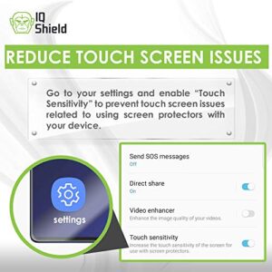 IQShield Screen Protector Compatible with Samsung Galaxy Note 10 (6.3 inch Display)(2-Pack)(Case Friendly) Anti-Bubble Clear Film