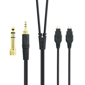 NewFantasia Replacement Audio Upgrade Cable Compatible with Sennheiser HD650, HD600, HD580, HD660S, HD58X, HD565, HD545, HD535, HD525, HD265, Massdrop HD6XX Headphones 3meters/9.9feet