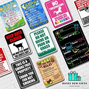 Honey Dew Gifts Funny Inappropriate Signs, Please Don't Do Coke in the Bathroom 9 inch by 12 inch Man Cave Signs and Decor, Made in USA