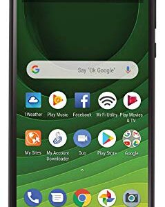 Tracfone Motorola Moto G7 Optimo MAXX 4G LTE Prepaid Smartphone (Locked) - Black - 32GB - SIM Card Included - CDMA