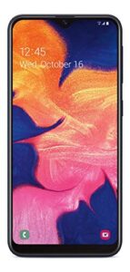 total wireless samsung galaxy a10e 4g lte prepaid smartphone (locked) - black - 32gb - sim card included - cdma