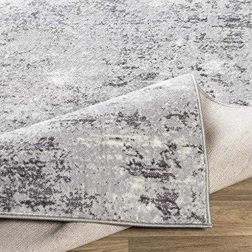 Artistic Weavers Choukri Modern Abstract Area Rug,6'7" x 9',Silver Gray