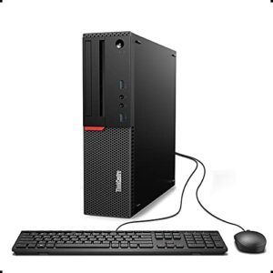 lenovo thinkcentre m900 sff computer pc, intel quad core i5-6500 up to 3.6ghz, 16gb ddr4 ram, 256gb solid state drive, dvdrw, 4k support, dp, vga,windows 10 pro 64 bit english/spanish/french(renewed)