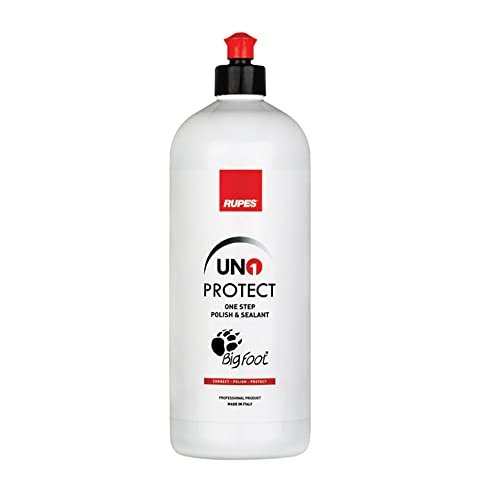 RUPES UNO Protect All-in-One Polish and Protectant, (1000ml/33.8oz, Single Bottle)