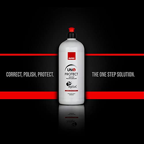 RUPES UNO Protect All-in-One Polish and Protectant, (1000ml/33.8oz, Single Bottle)