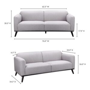 Armen Living Peppy Sofa Grey