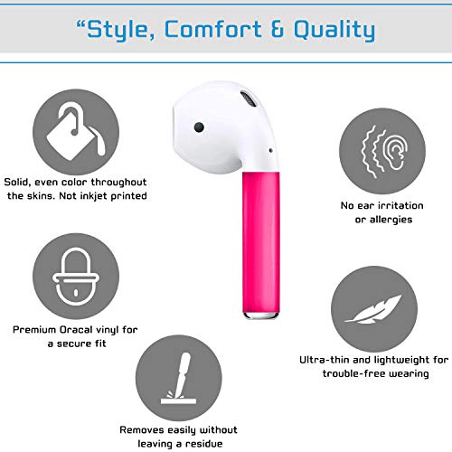 AirPod Skins Protective Wraps - Three-Color Packs - Stylish Covers for Protection & Customization, Compatible with Apple AirPods (Lilac, Bubblegum Pink, Pink)