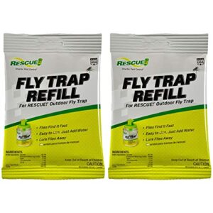 RESCUE! Reusable Fly Trap Bait Refill – Outdoor Use - 2 Pack