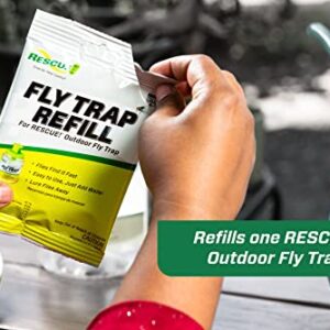 RESCUE! Reusable Fly Trap Bait Refill – Outdoor Use - 2 Pack