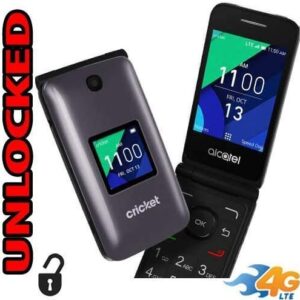 Alcatel GO Flip 2 4G LTE FlipPhone Bluetooth WiFi MP3 Camera Good for Elderly - GSM Unlocked (4 GB + 32 GB SD Bundle)