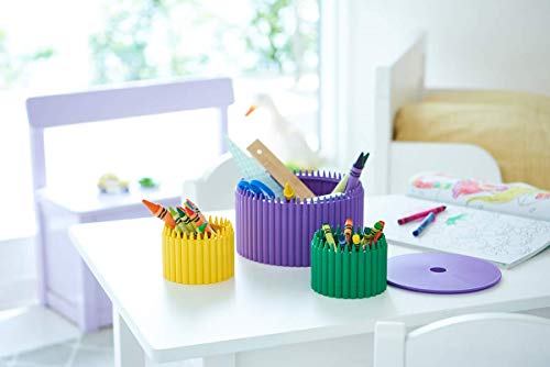 Room Copenhagen 20010214 Crayola Round Storage Box, Razzmatazz, us:one Size