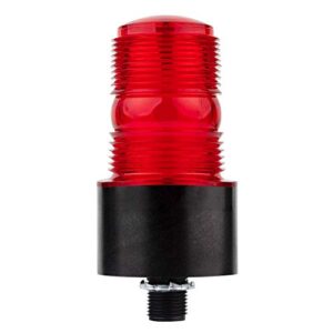 tomar 495s-120-r microstrobe 1/2"-14 npsl male thread mount base, 120vac (red, 1/2" male thread mount (120 vac))