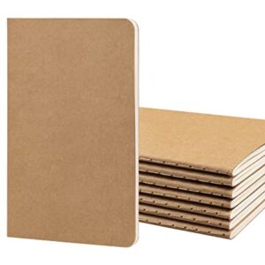 WeLiu Pocket Notebook Mini 8 Pack Notebooks 3.5 x 5.5 Inches Lined Small Journal Memo Notepad