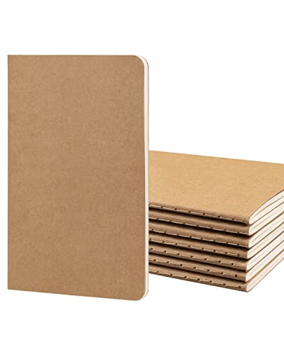 WeLiu Pocket Notebook Mini 8 Pack Notebooks 3.5 x 5.5 Inches Lined Small Journal Memo Notepad