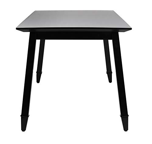 SAFAVIEH Home Collection Brayson Modern Black Rectangle Dining Table